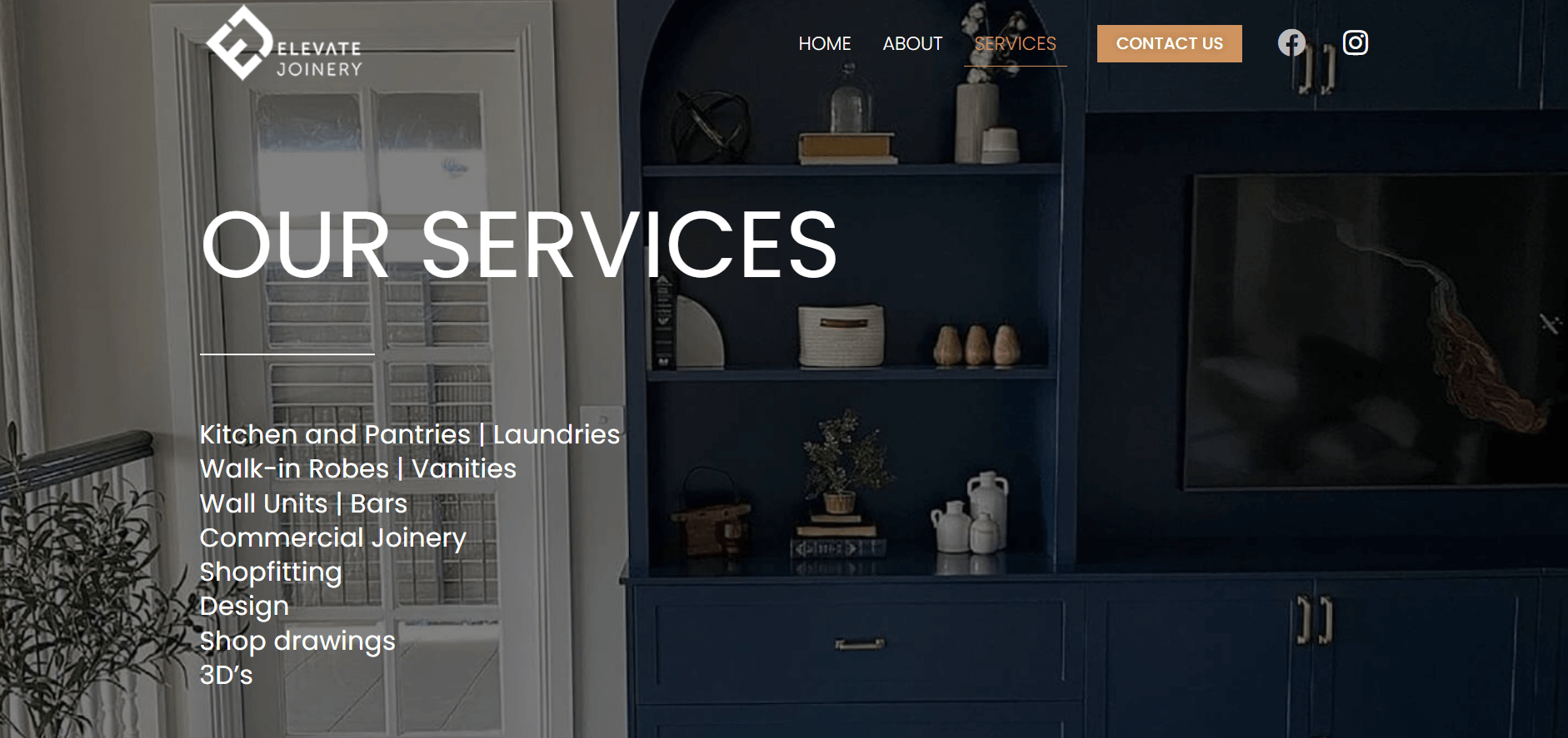 Services - Elevate Joinery